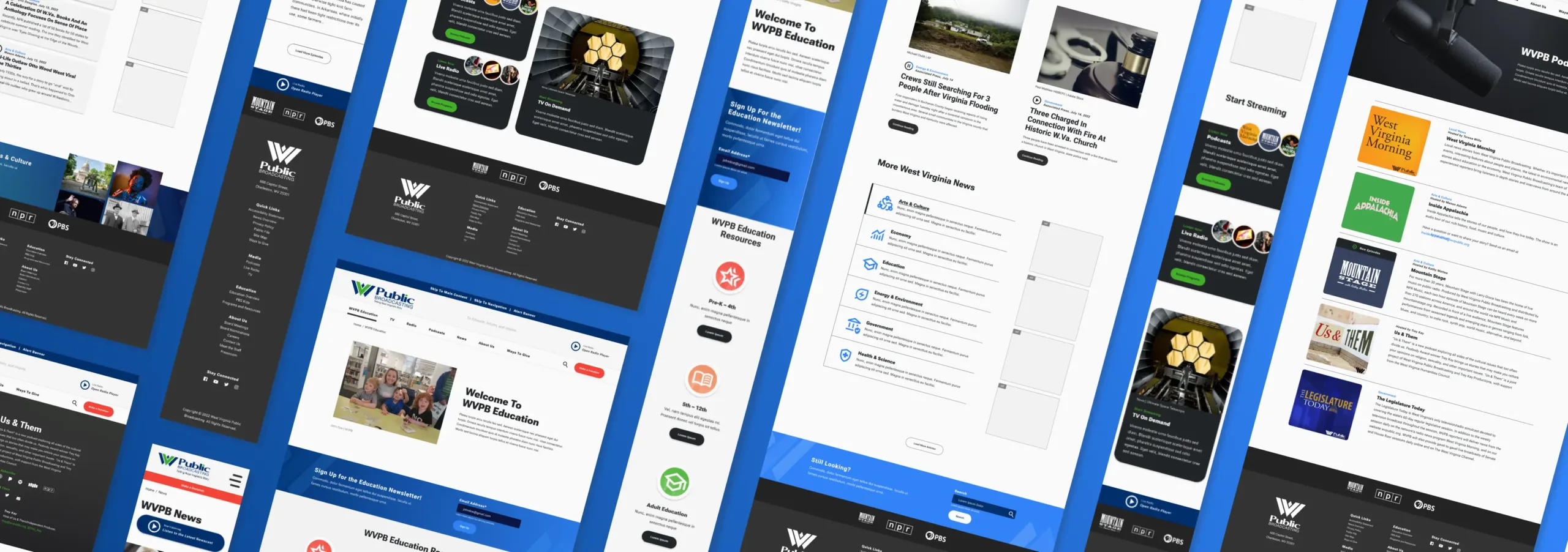West Virginia Public Broadcasting Website Redesign - Digital Relativity